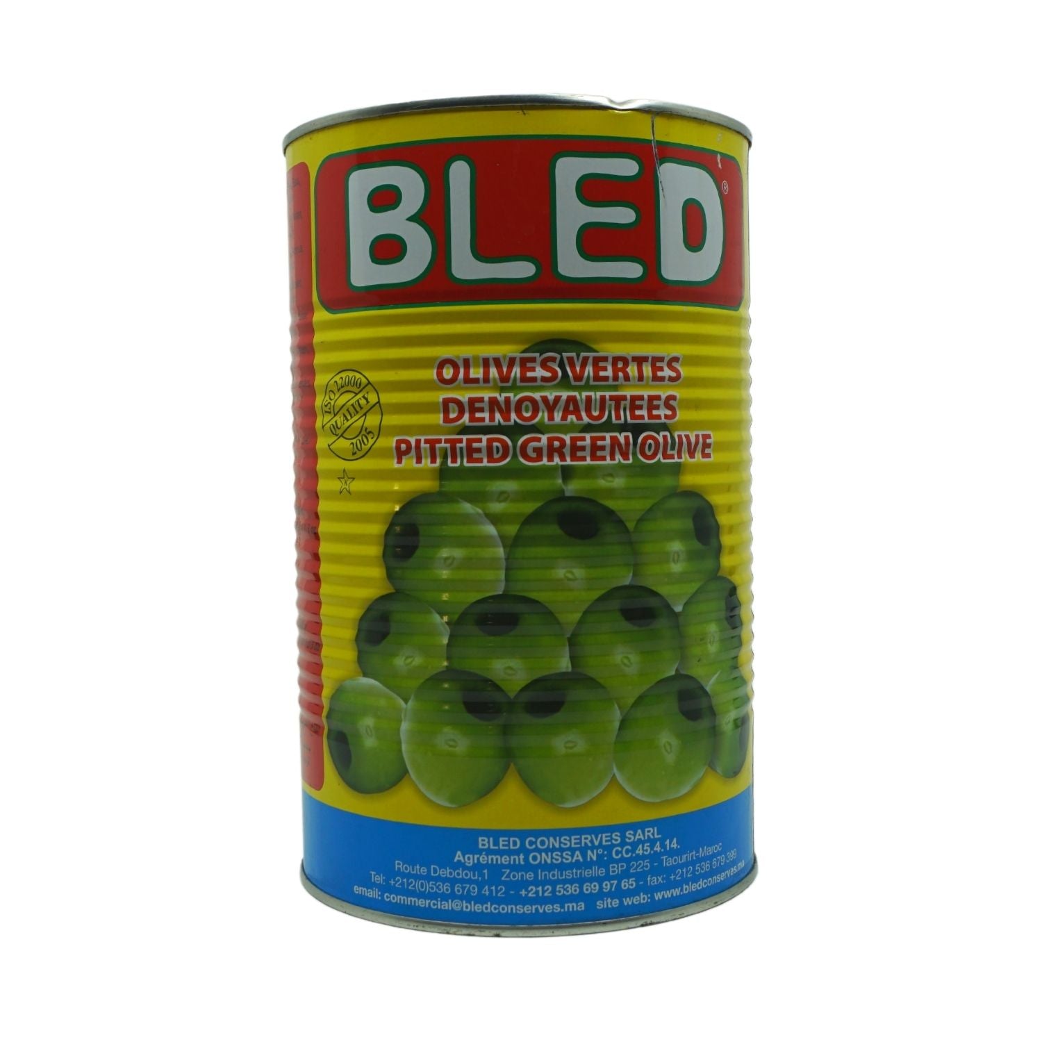 PITTED GREEN OLIVES